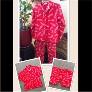 Coca Cola | Intimates & Sleepwear | Cocacola Pjs Adult Small | Poshmark